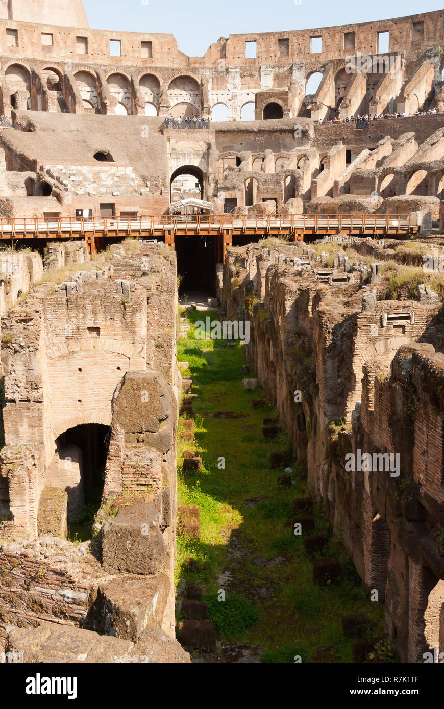 The remains of the impressive Colosseum in Rome, Italy Stock Photo - Alamy