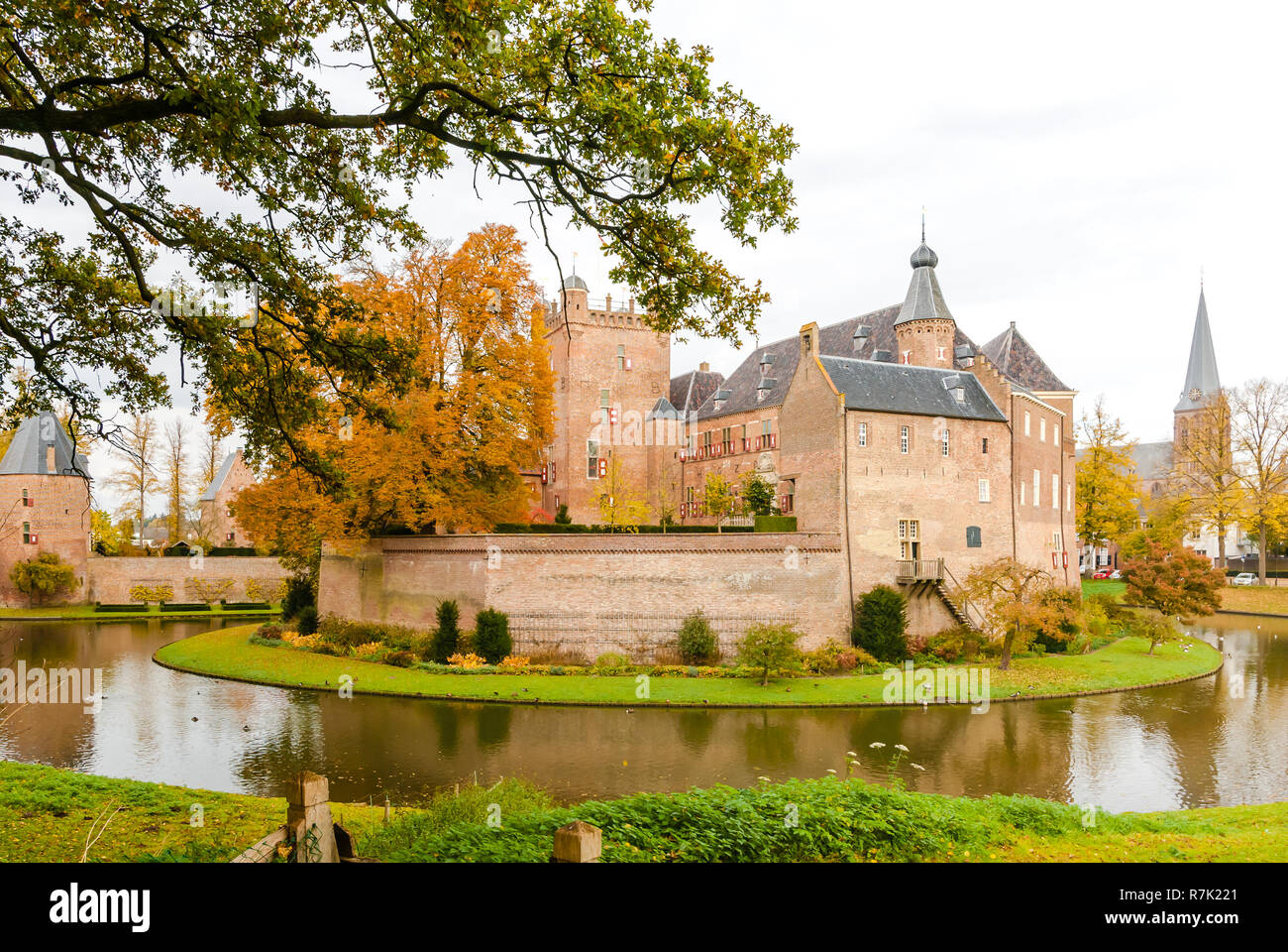 Tower of castle huis Bergh (Middle Ages) in 's Heerenberg in (Holland ...