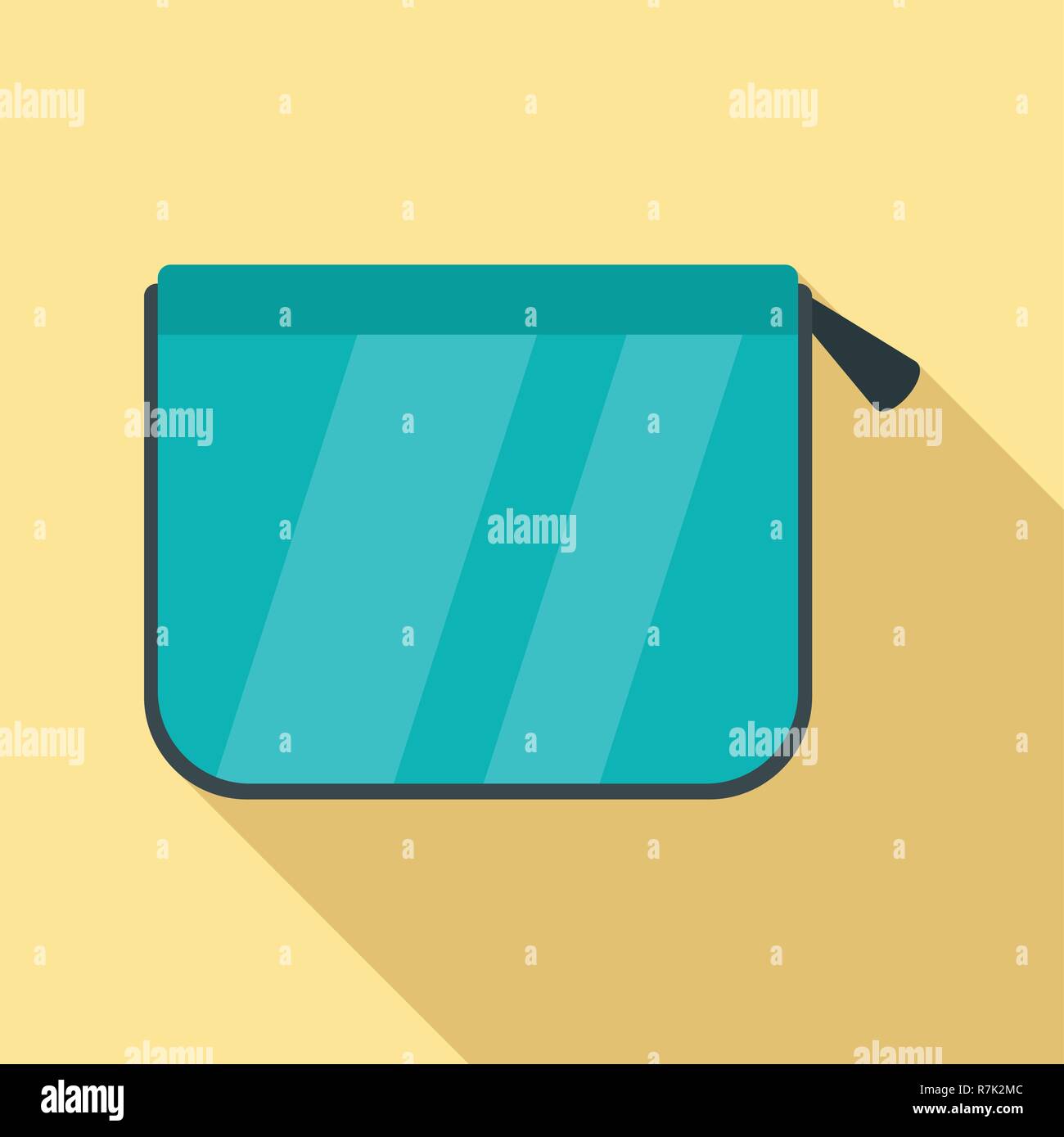 Pencil box icon. Flat illustration of pencil box vector icon for web ...