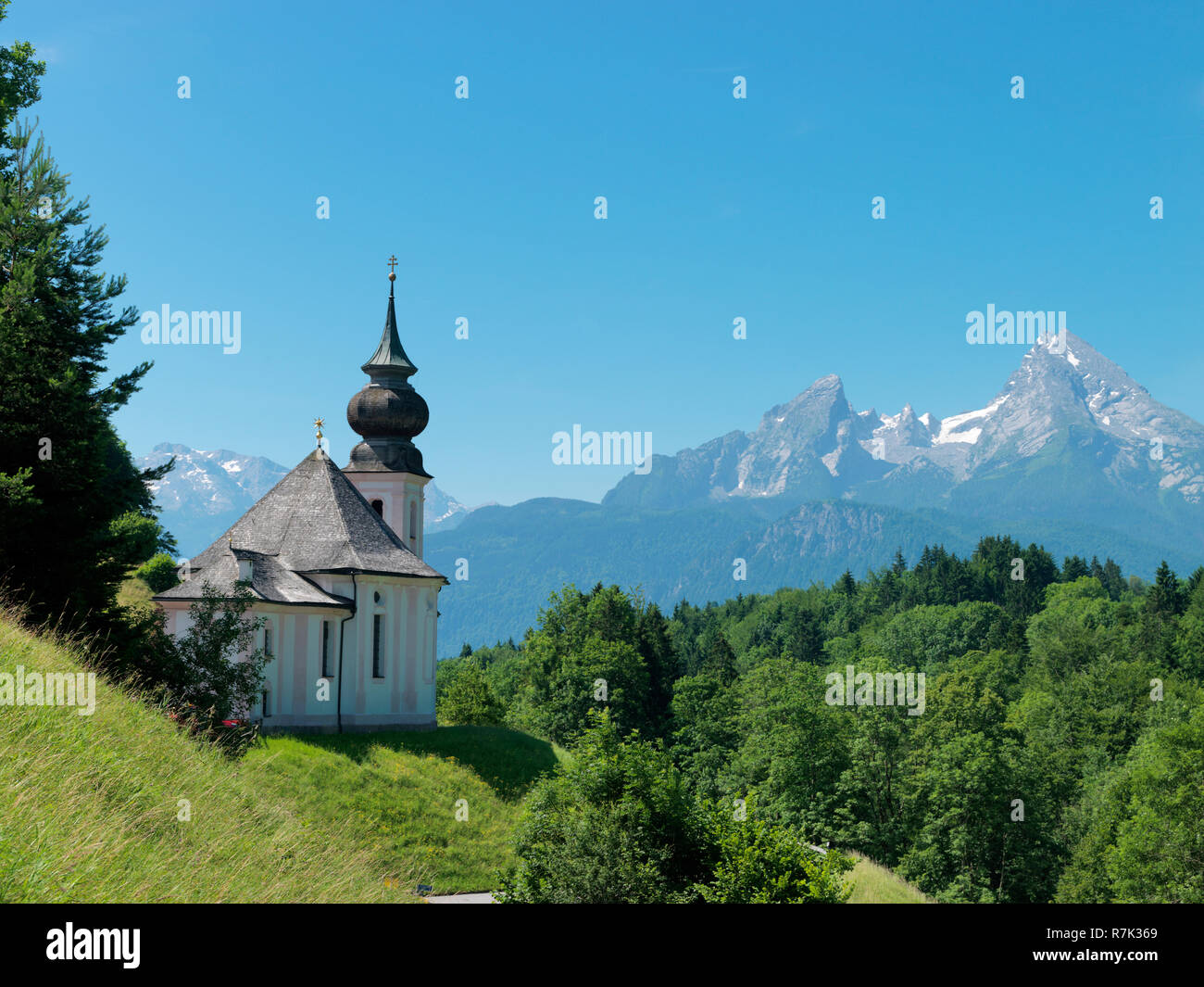 Wallfahrtskirche Maria Gern, Berchtesgaden, Berchtesgadener Land ...