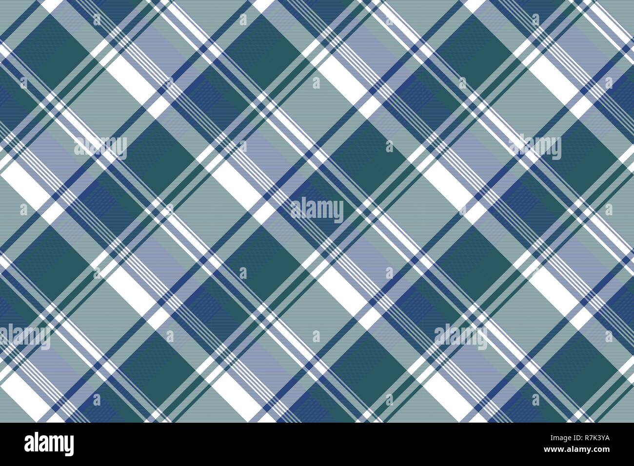 Blue And Green Plaid Background