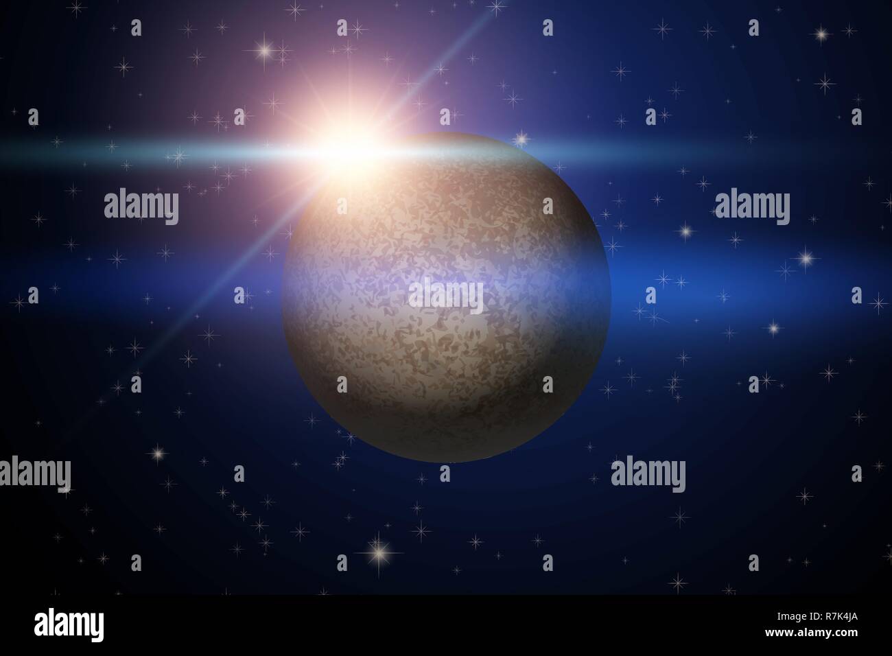 Scientific exploration of space Stock Vector Images - Alamy