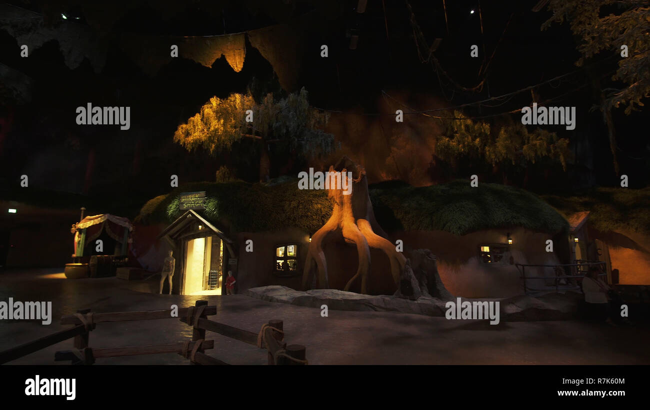 Territory of the amusement Shrek in DreamWorks in Motiongate at Dubai ...