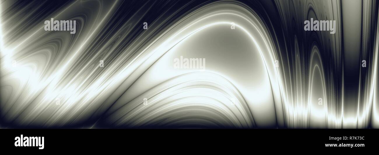 Wave metal widescreen illustration technology pattern Stock Photo - Alamy