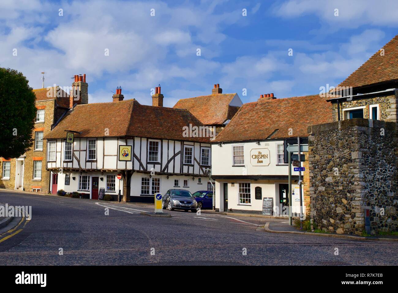 Street scene, Sandwich, Kent, England Stock Photo - Alamy