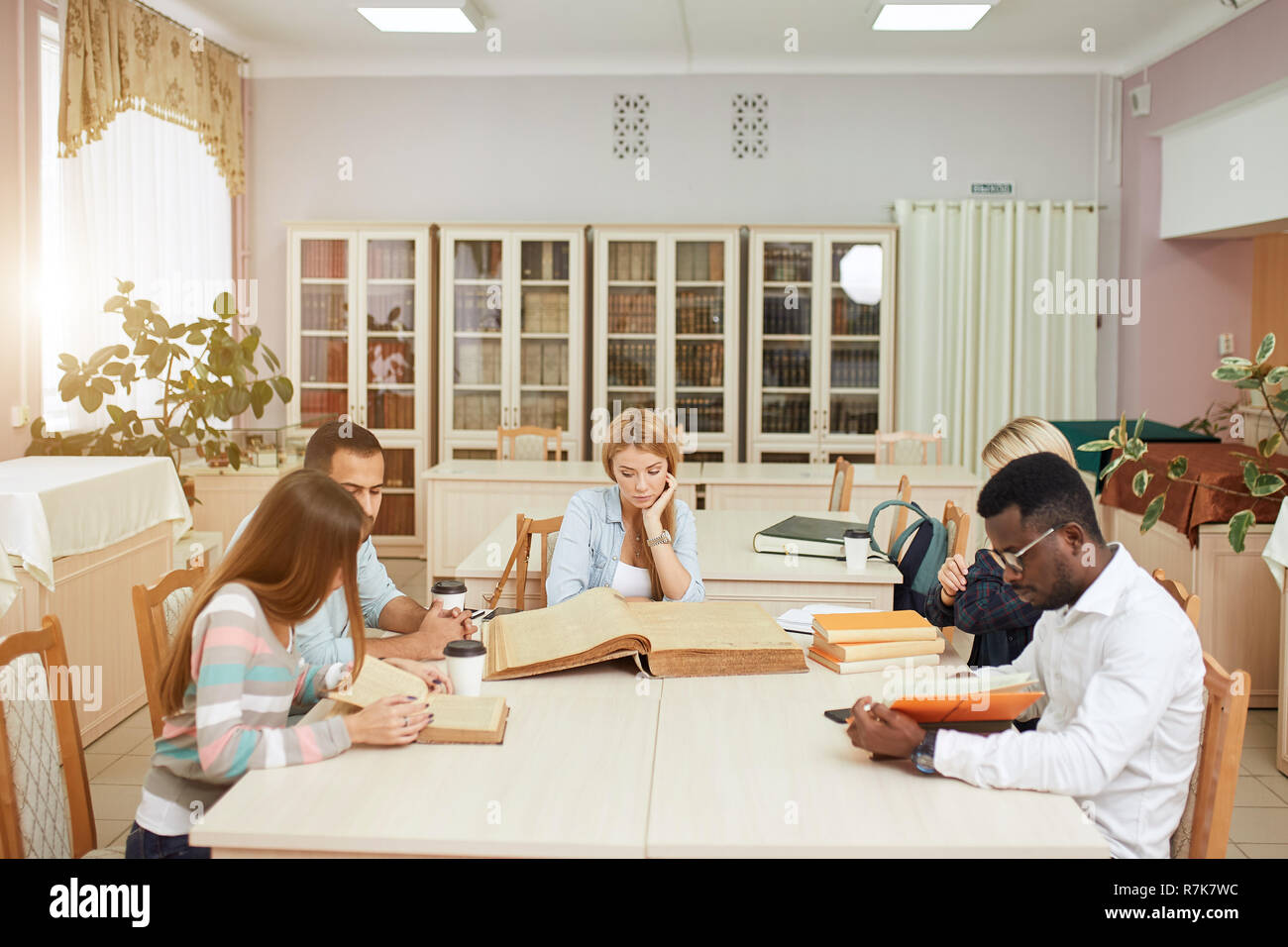 Classmate Classroom Sharing International Friend Concept Stock Photo ...