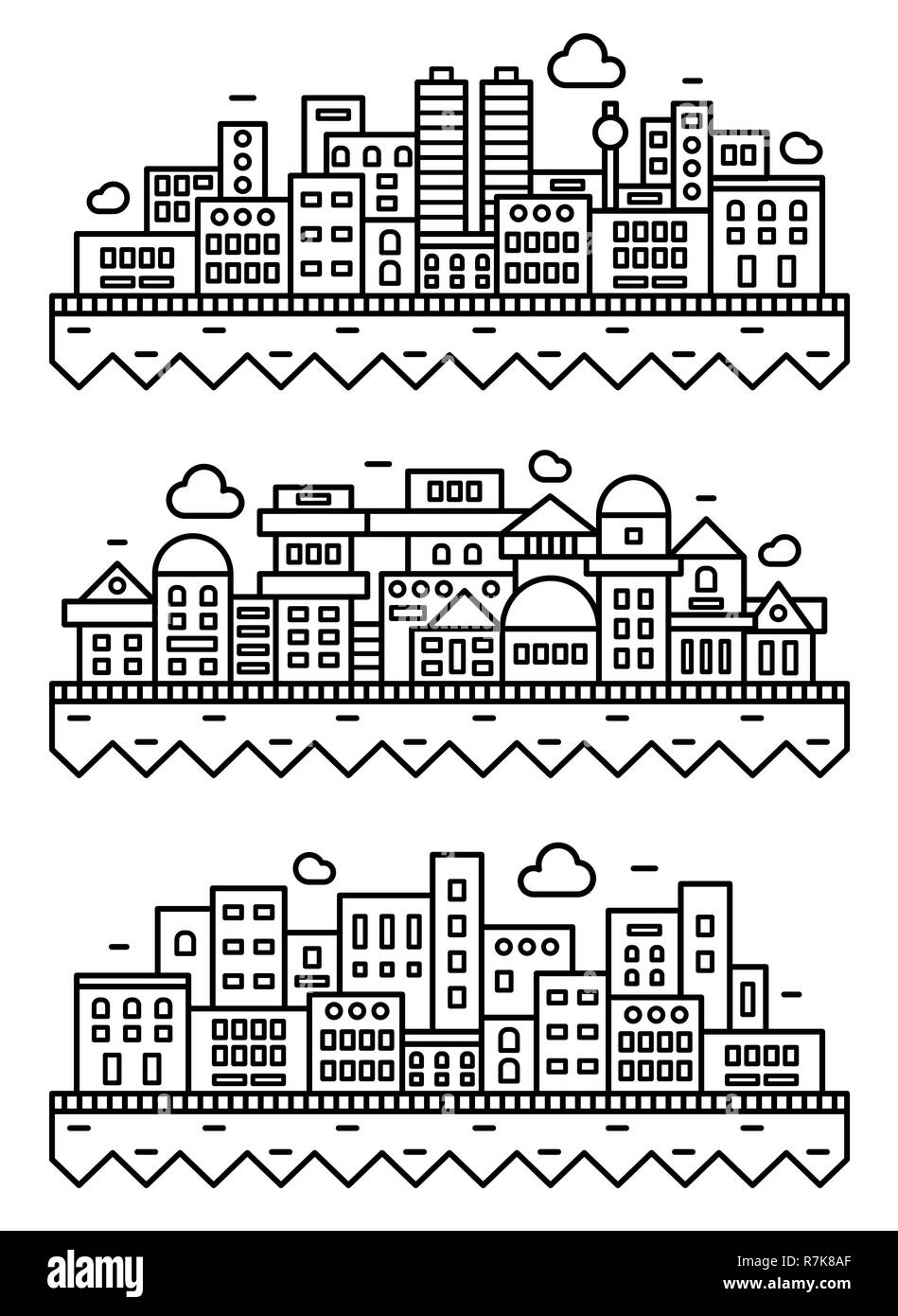 Simple City Vector