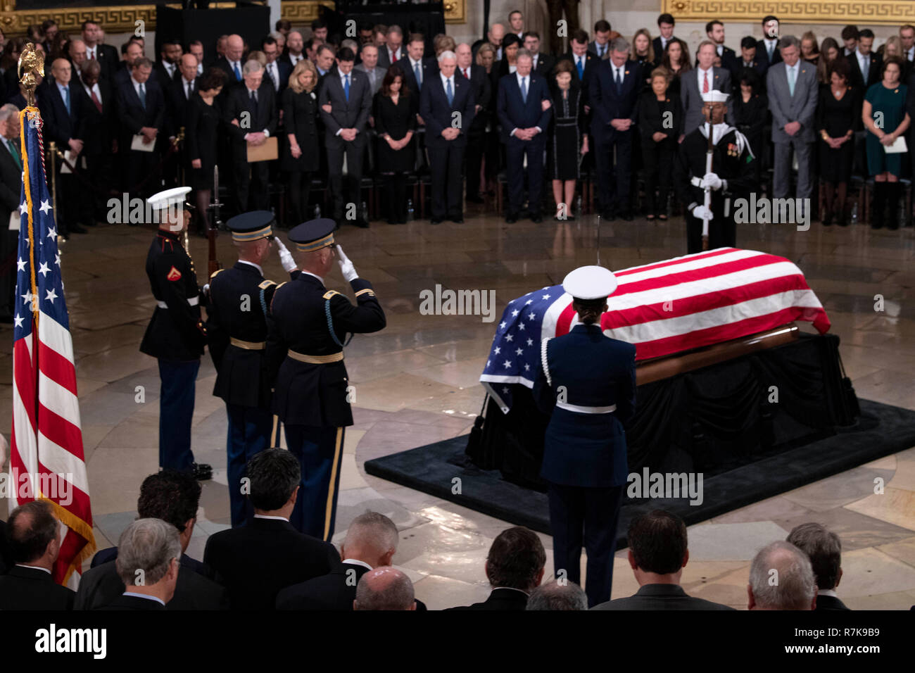 Flag drapped hi-res stock photography and images - Alamy