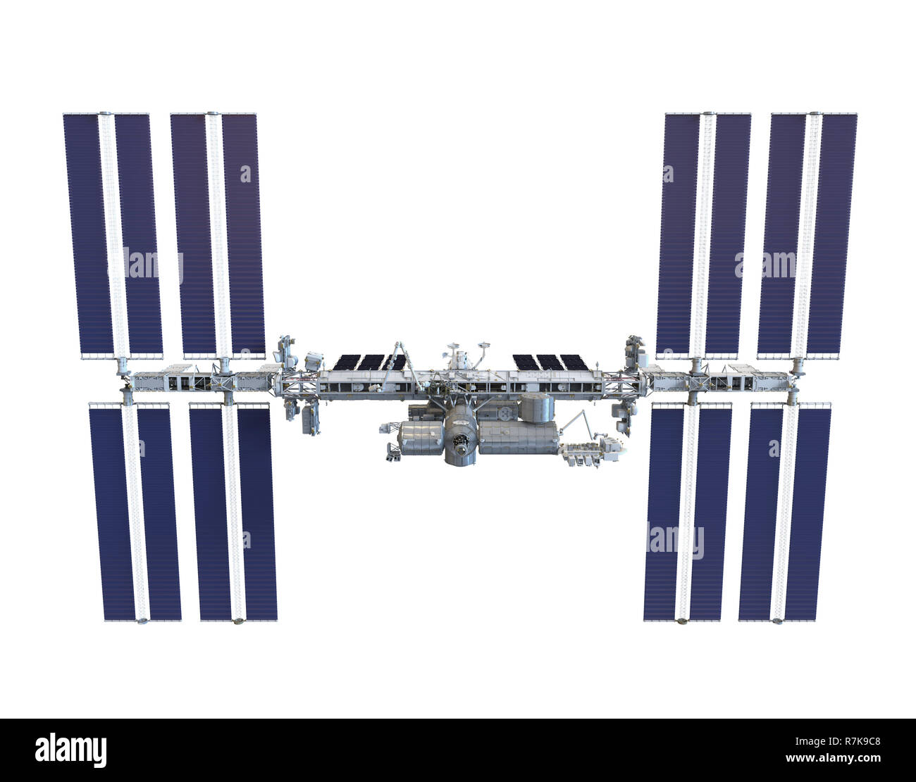 International Space Station Isolated Stock Photo - Alamy