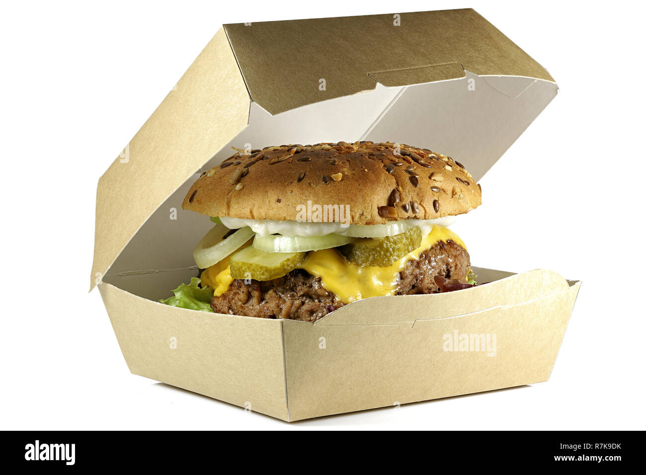 Burger box hi-res stock photography and images - Alamy