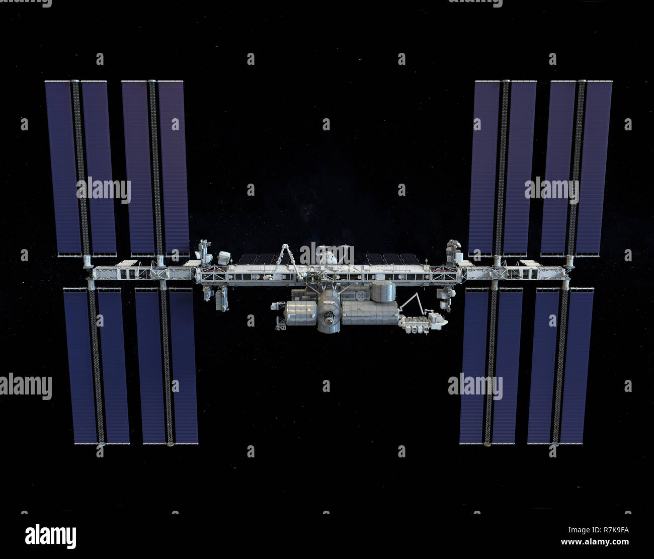 International Space Station Isolated Stock Photo - Alamy