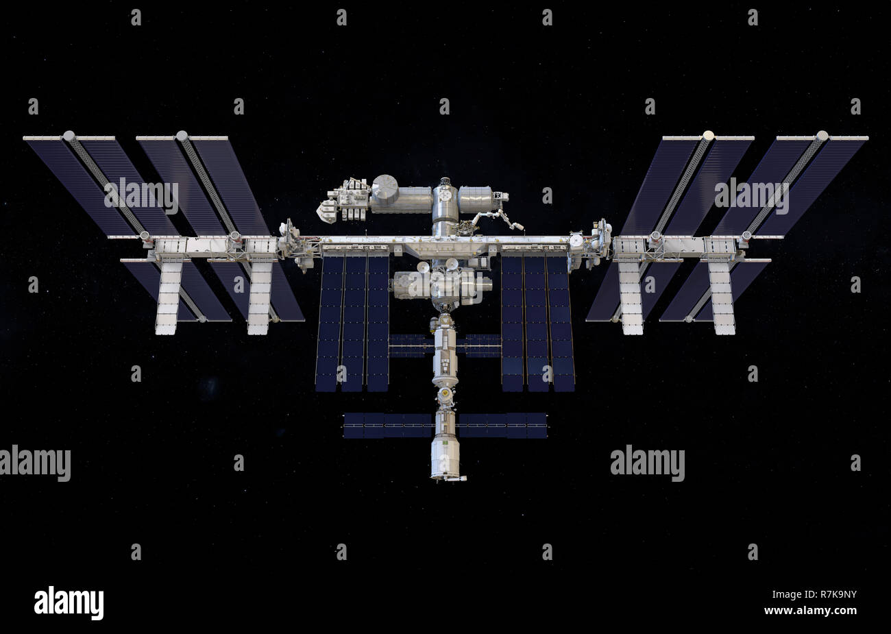 International Space Station Isolated Stock Photo - Alamy