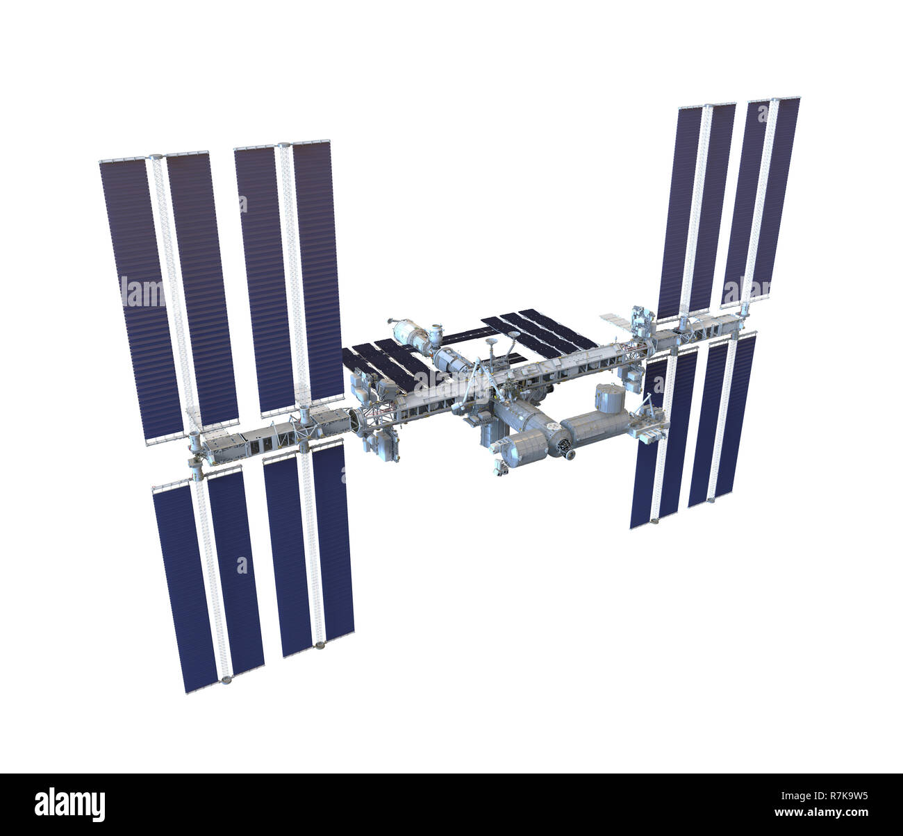 International Space Station Isolated Stock Photo - Alamy