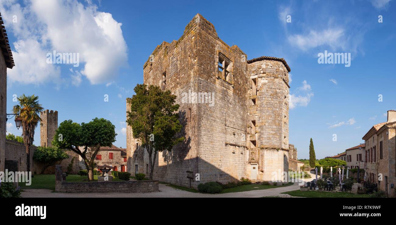 France, Gers, Larressingle, labeled Les Plus Beaux Villages de France ...