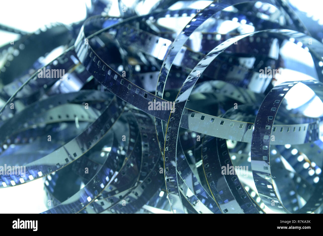 Bunch of old standard 8 mm film Stock Photo - Alamy