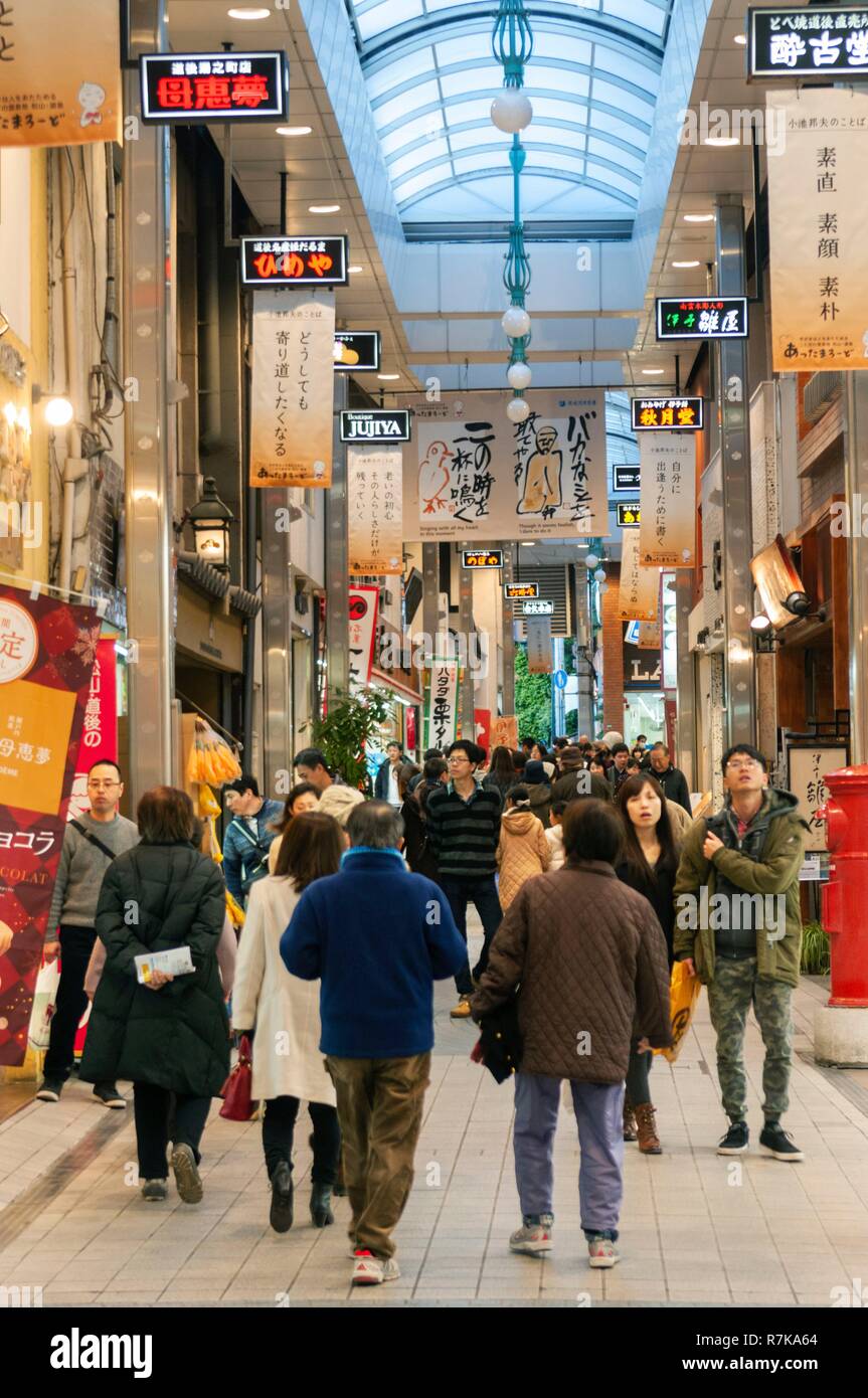 Japan, Shikoku island, Matsuyama city, the capital of Ehime prefecture ...