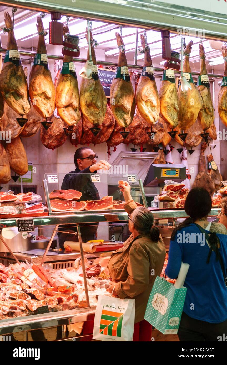Spain, Valencia, Mercat Central (Central market Stock Photo - Alamy