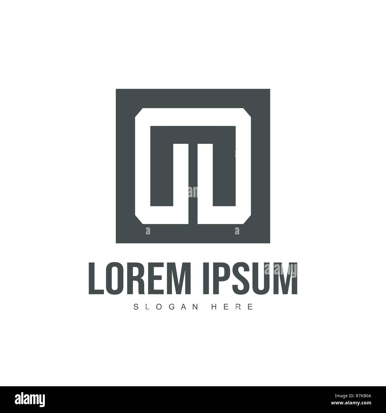 Initial letter logo design. Minimalist letter logo template design ...