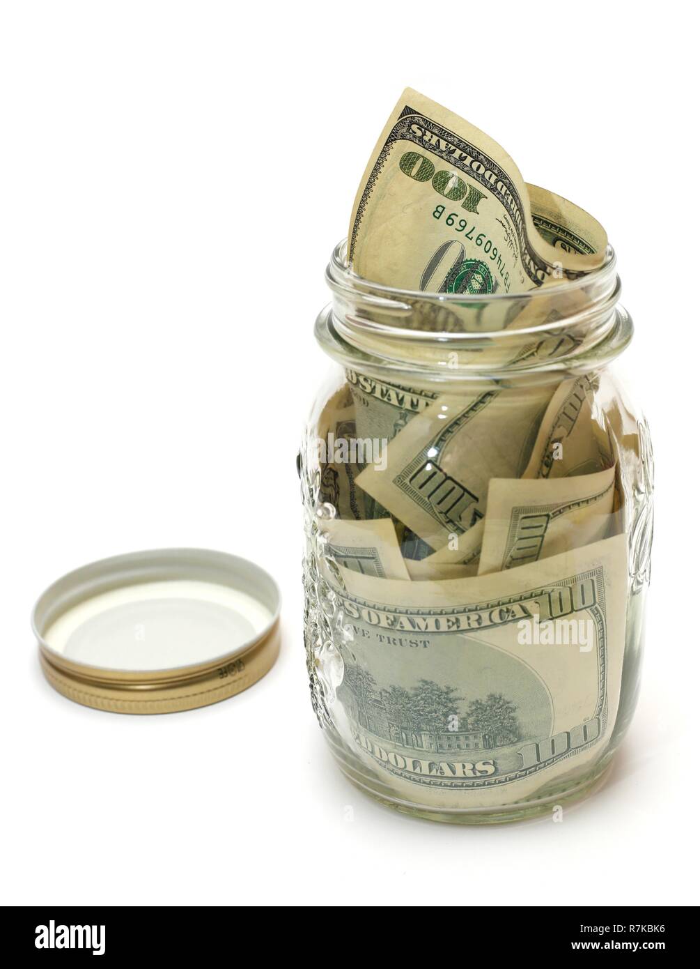 dollar at the bank on a white background Stock Photo - Alamy