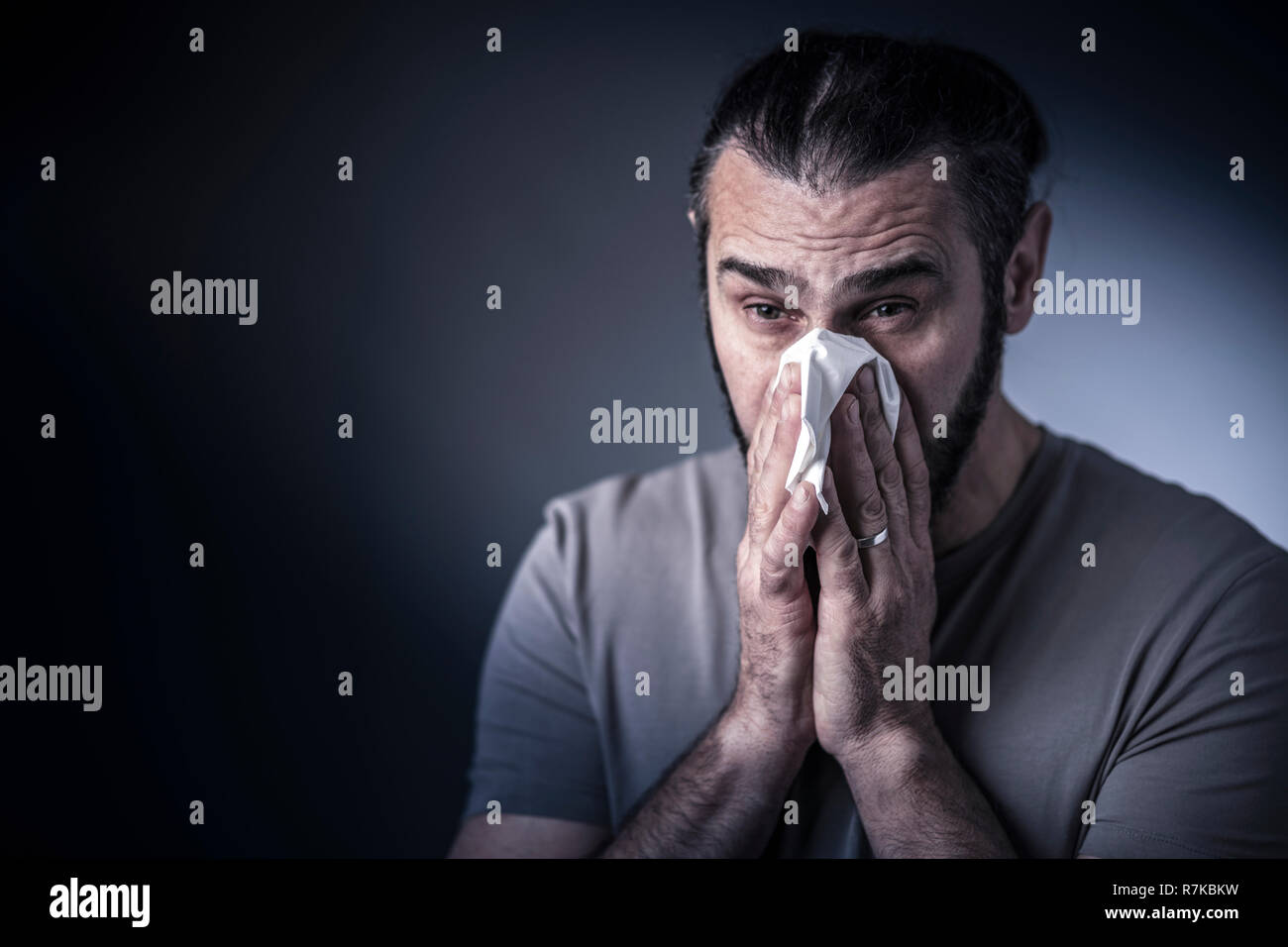 Allergy cold fever symptom hi-res stock photography and images - Alamy