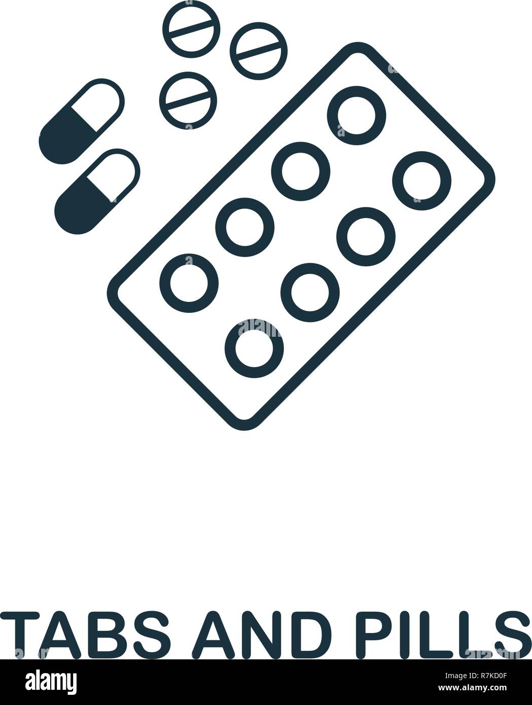 Tabs And Pills icon. Premium style design from healthcare icon ...