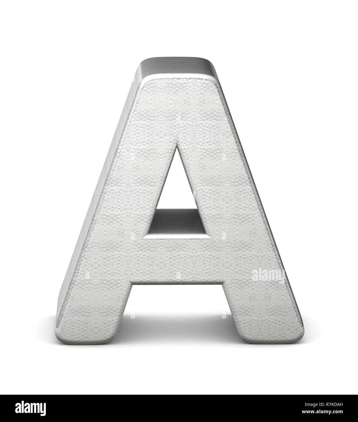 The Letter A In Silver