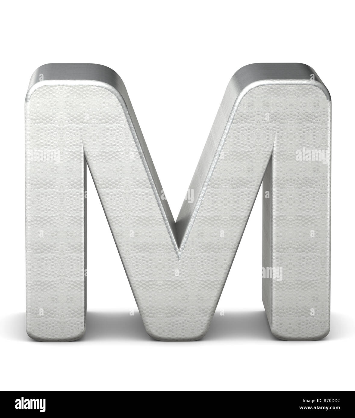The Letter M In Silver