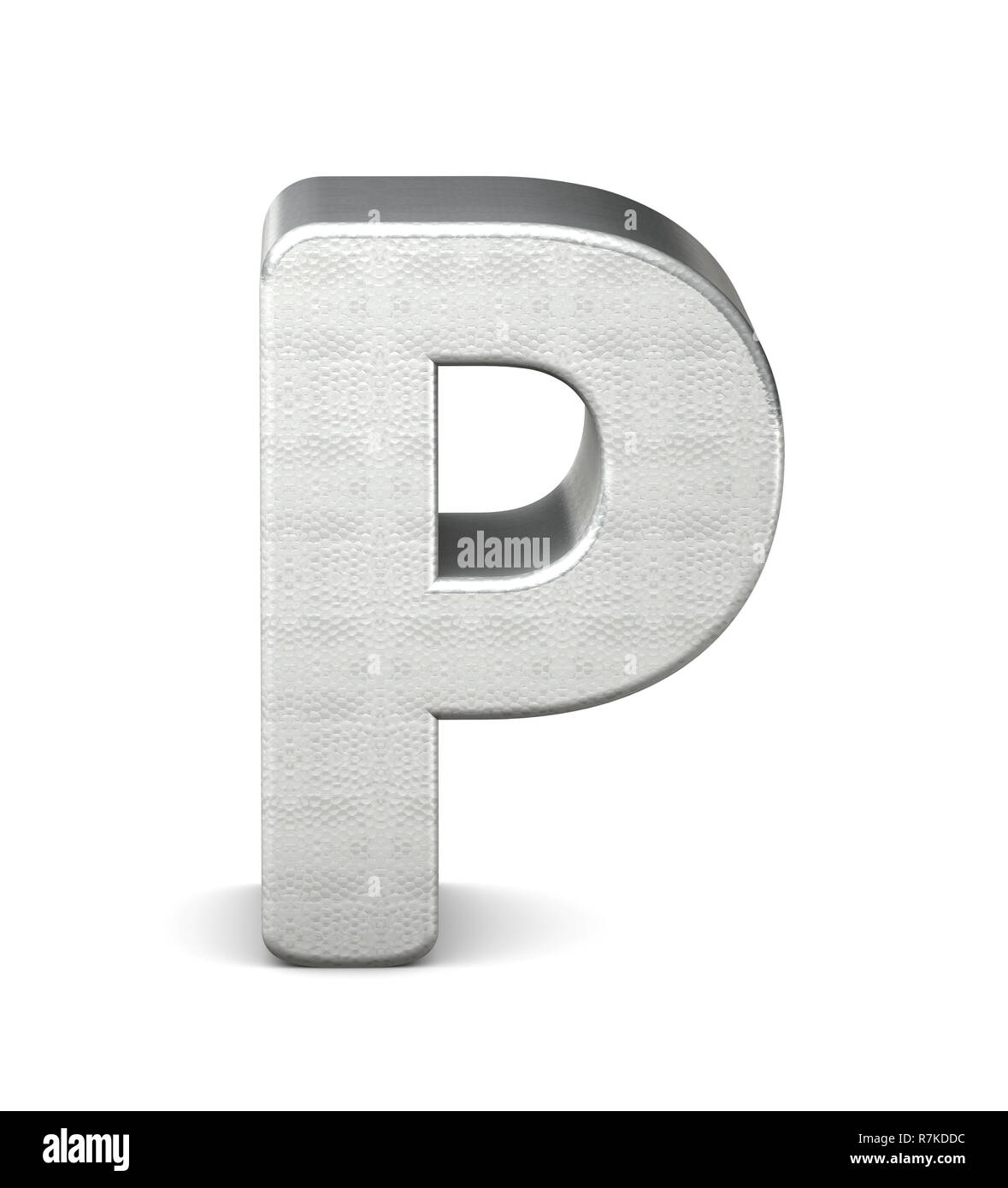 P Letter In Silver