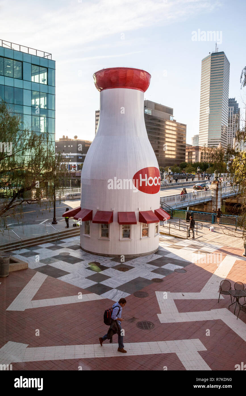 Hood Milk Bottle building in Boston Massachusetts, United States of ...