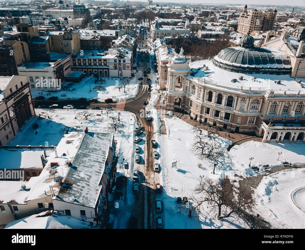 Odessa Opera and Ballet Theater with a bird's eye view Stock Photo - Alamy