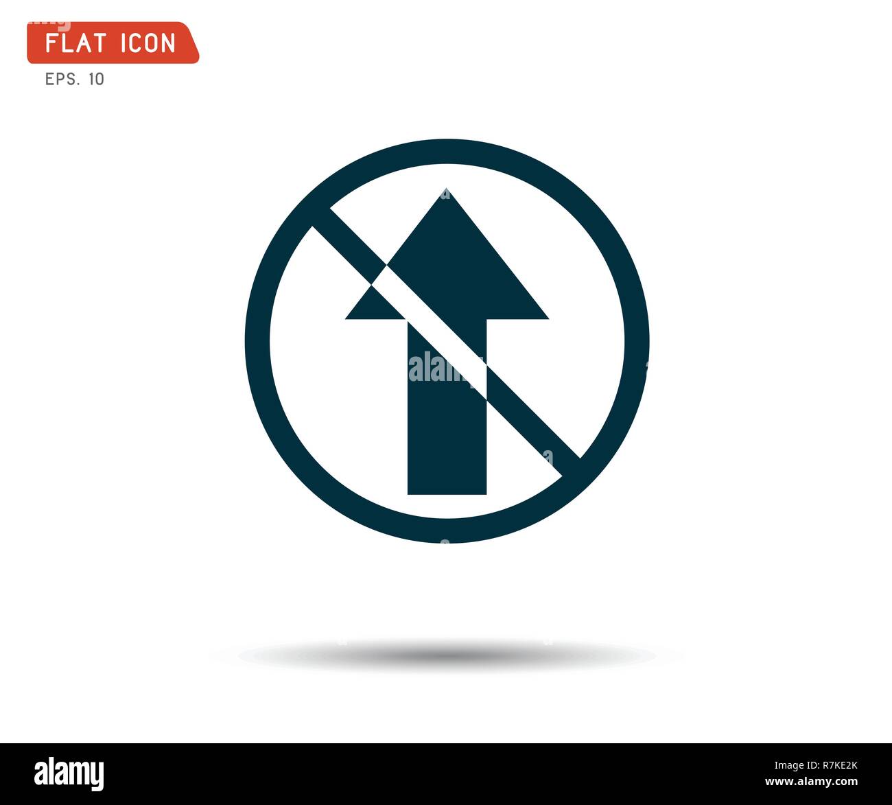 Road sign icon, directional arrow logo, Vector illustration Stock ...