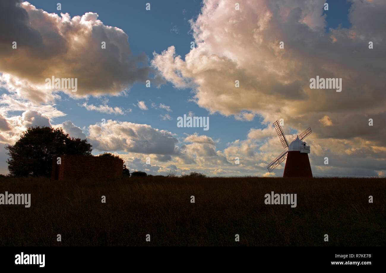 Man photographs Halnaker Windmill, Halnaker, Chichester, West Sussex ...