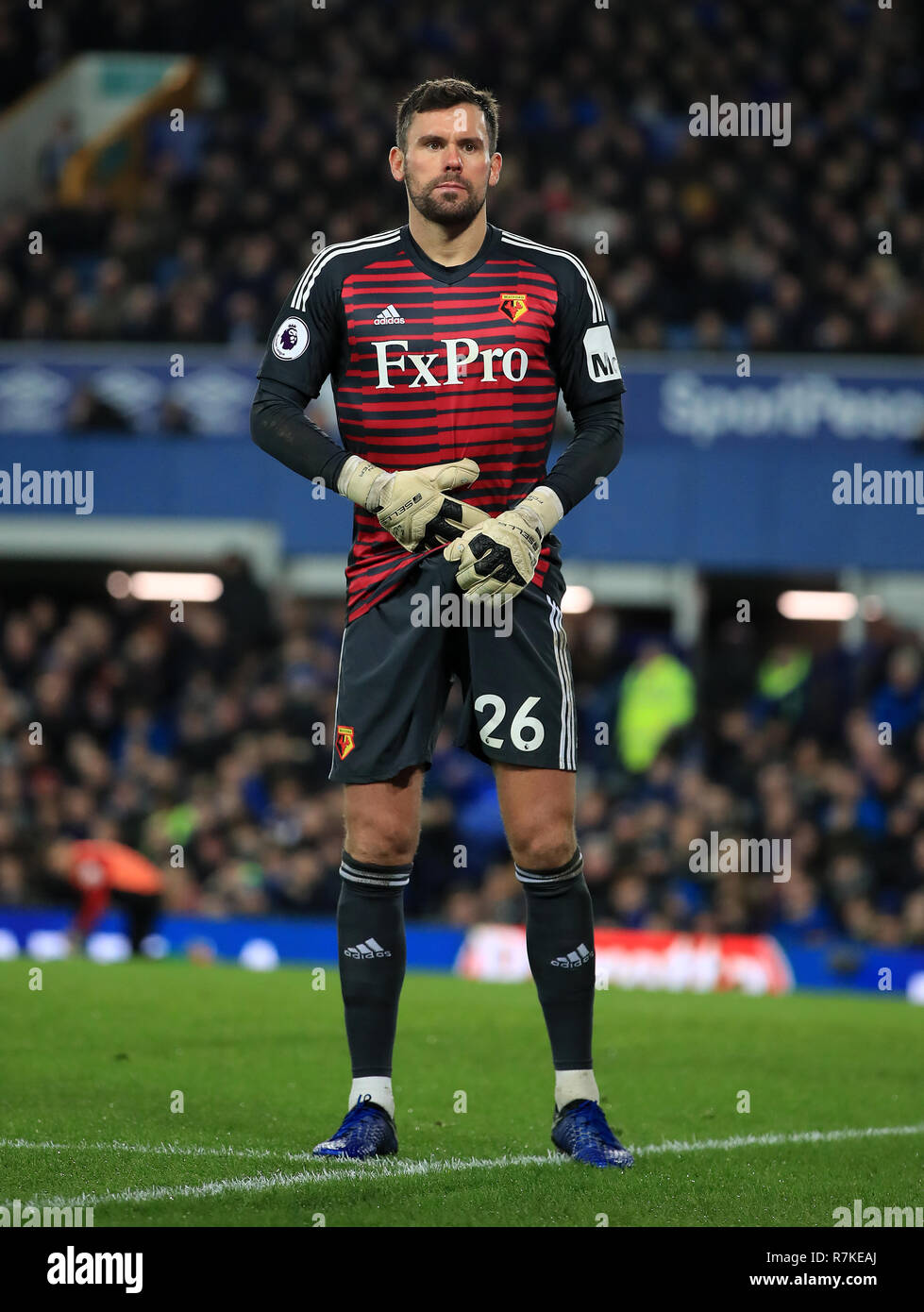 Watford goalkeeper Ben Foster during the Premier League match at ...