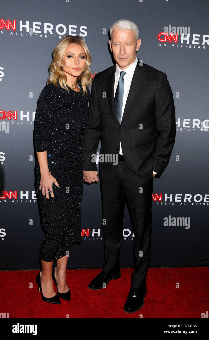 New York City, New York, USA. 9th Dec, 2018. KELLY RIPA and ANDERSON ...