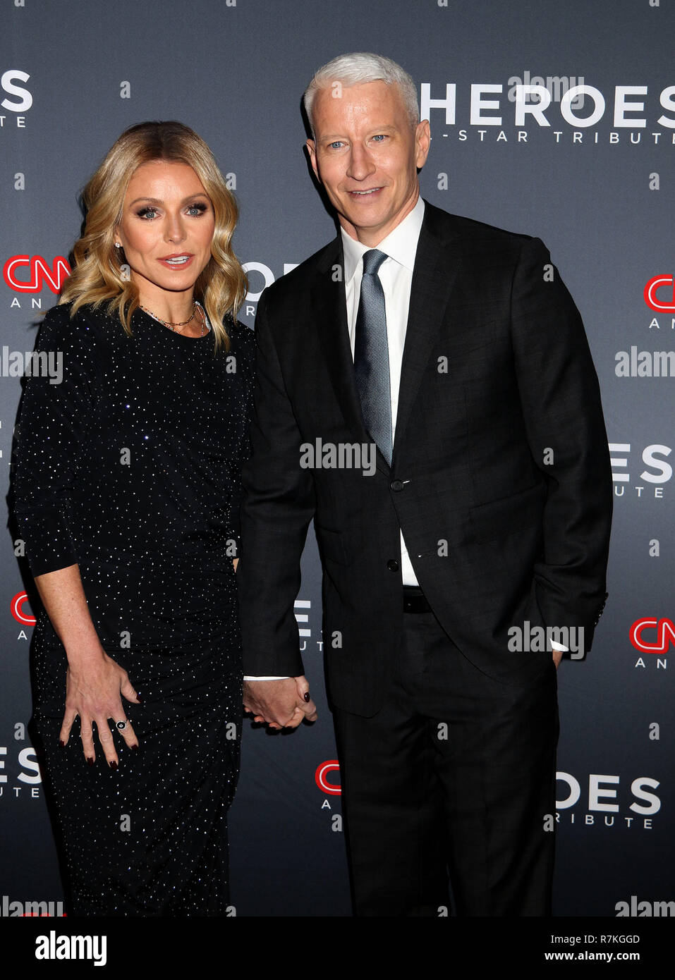 New York City, New York, USA. 9th Dec, 2018. KELLY RIPA and ANDERSON ...