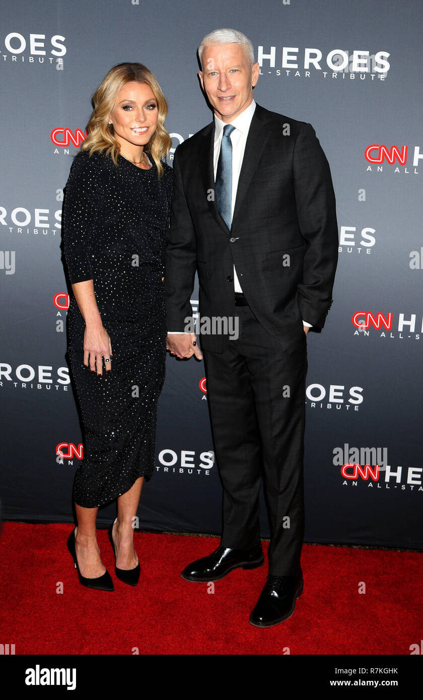 New York City, New York, USA. 9th Dec, 2018. KELLY RIPA and ANDERSON ...