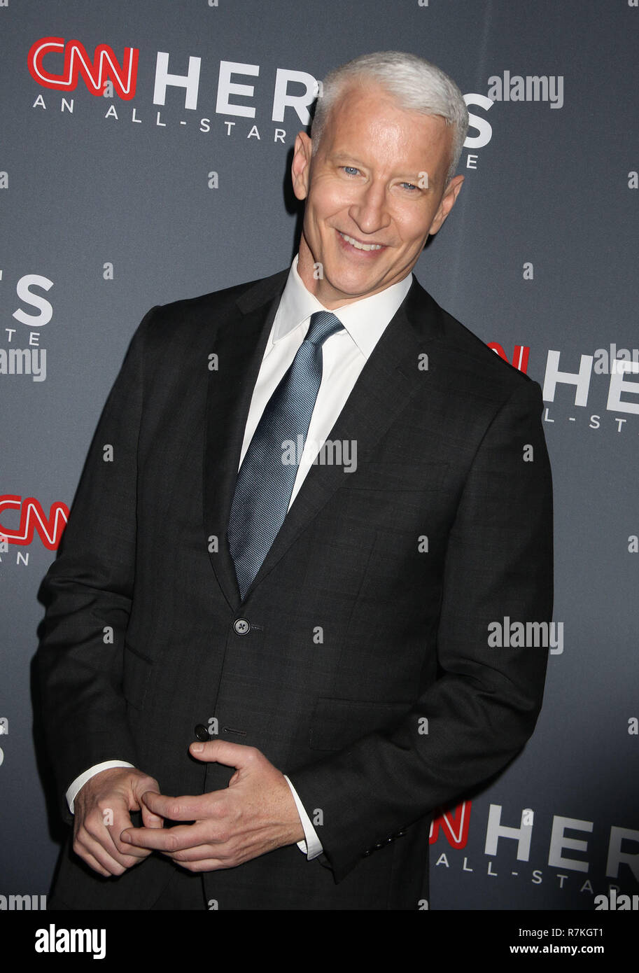 New York City, New York, USA. 9th Dec, 2018. CNN anchor ANDERSON COOPER ...