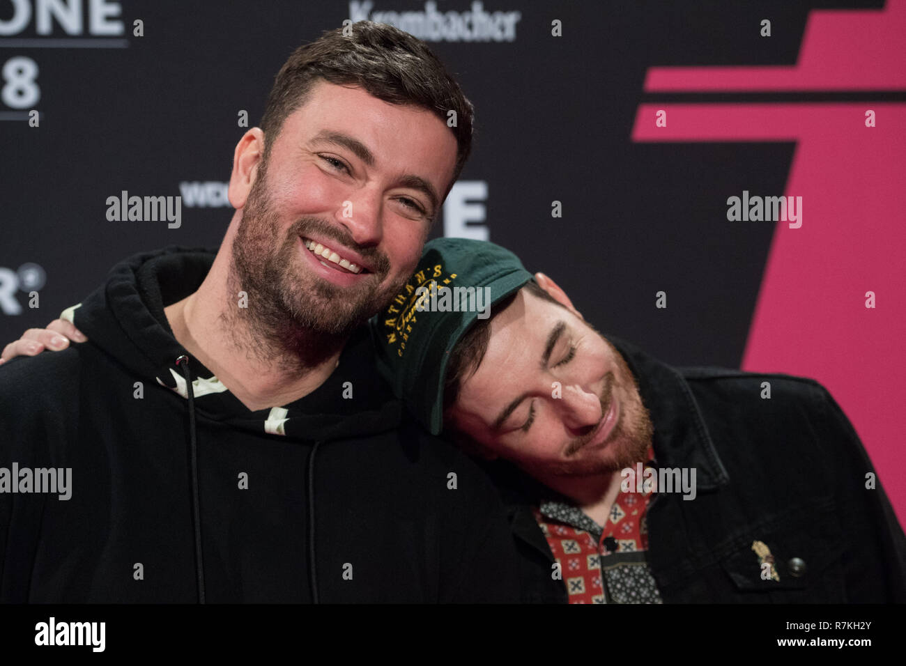 Marten Laciny, MARTERIA (left) and Benjamin Griffey, CASPER, musician ...