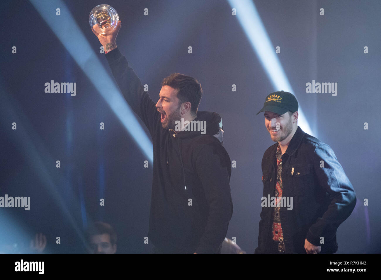 Marten Laciny, MARTERIA (left) and Benjamin Griffey, CASPER, with the ...