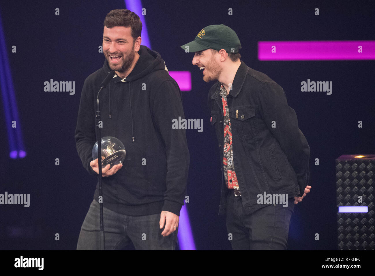 Marten Laciny, MARTERIA (left) and Benjamin Griffey, CASPER, with the ...