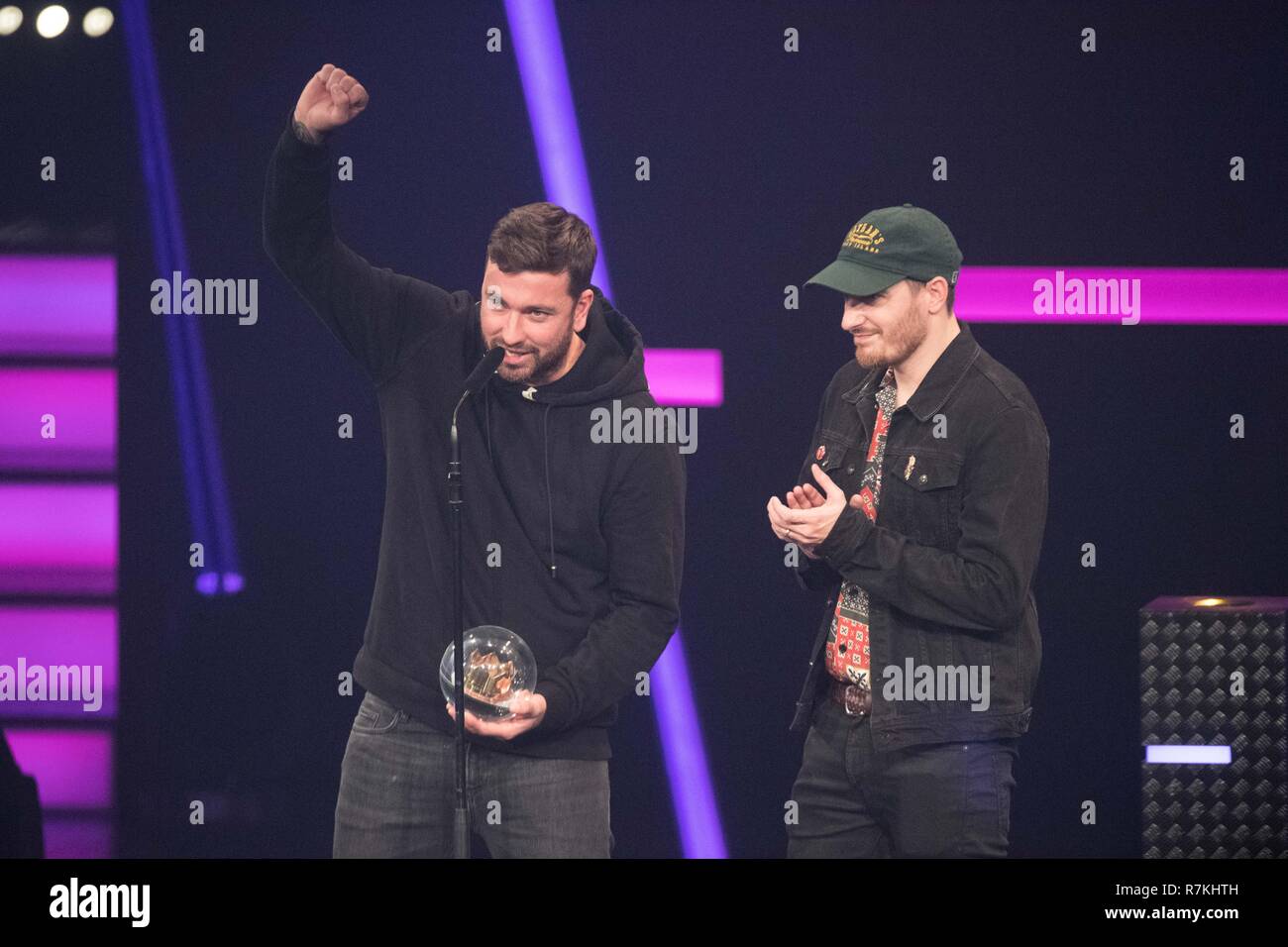 Marten Laciny, MARTERIA (left) and Benjamin Griffey, CASPER, with the ...