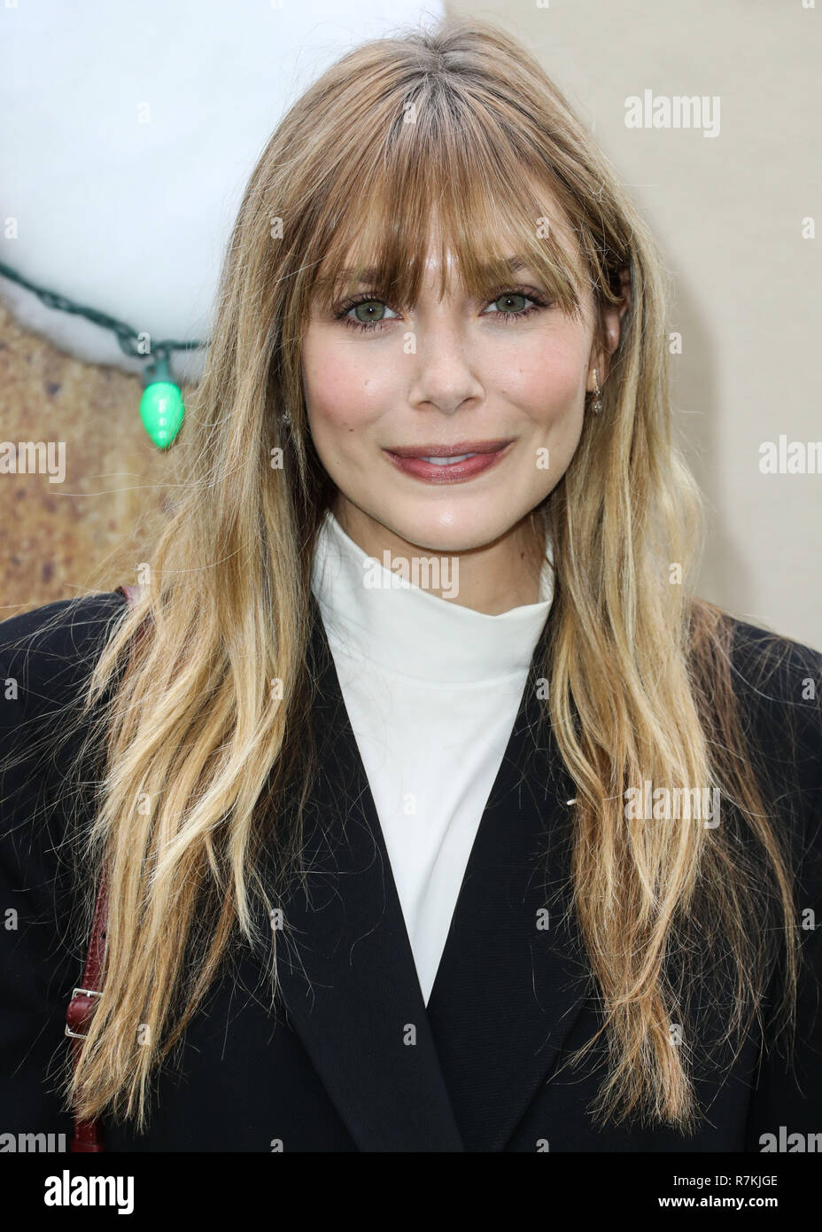 Los Angeles, USA. 9th Dec 2018. Actress Elizabeth Olsen arrives at the ...