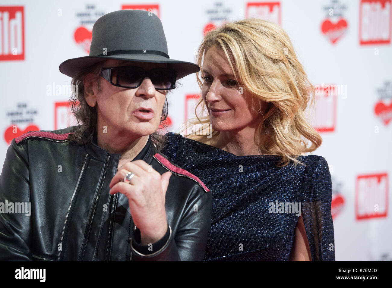 Udo Lindenberg Left Musician And Maria Furtwaengler FurtwÃ Ngler Actress Half Length