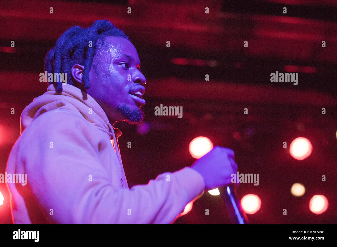 Copenhagen, Denmark. December 9, 2018. The American rapper Denzel Curry ...
