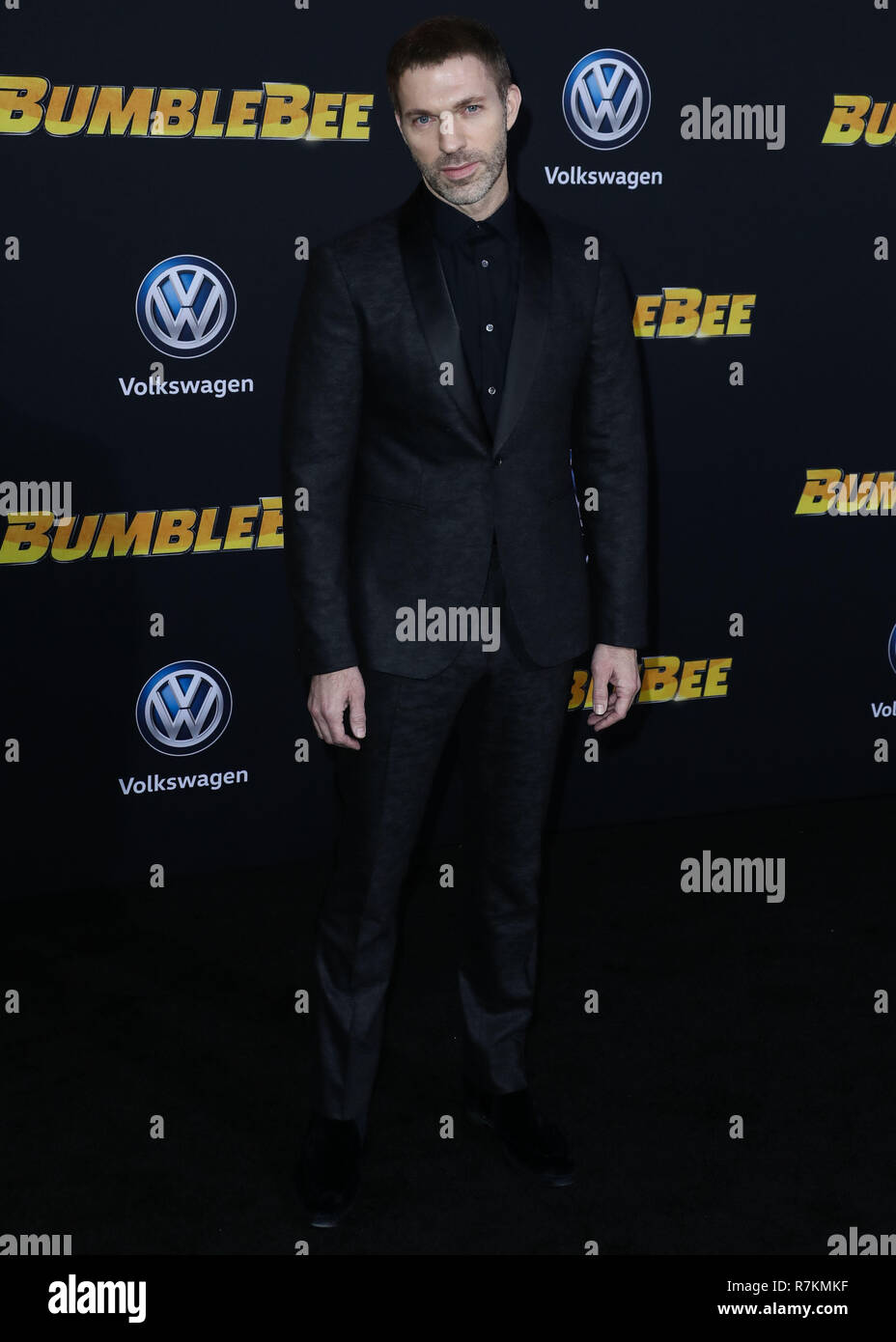 Los Angeles, USA. 9th Dec 2018. Director Travis Knight arrives at the ...