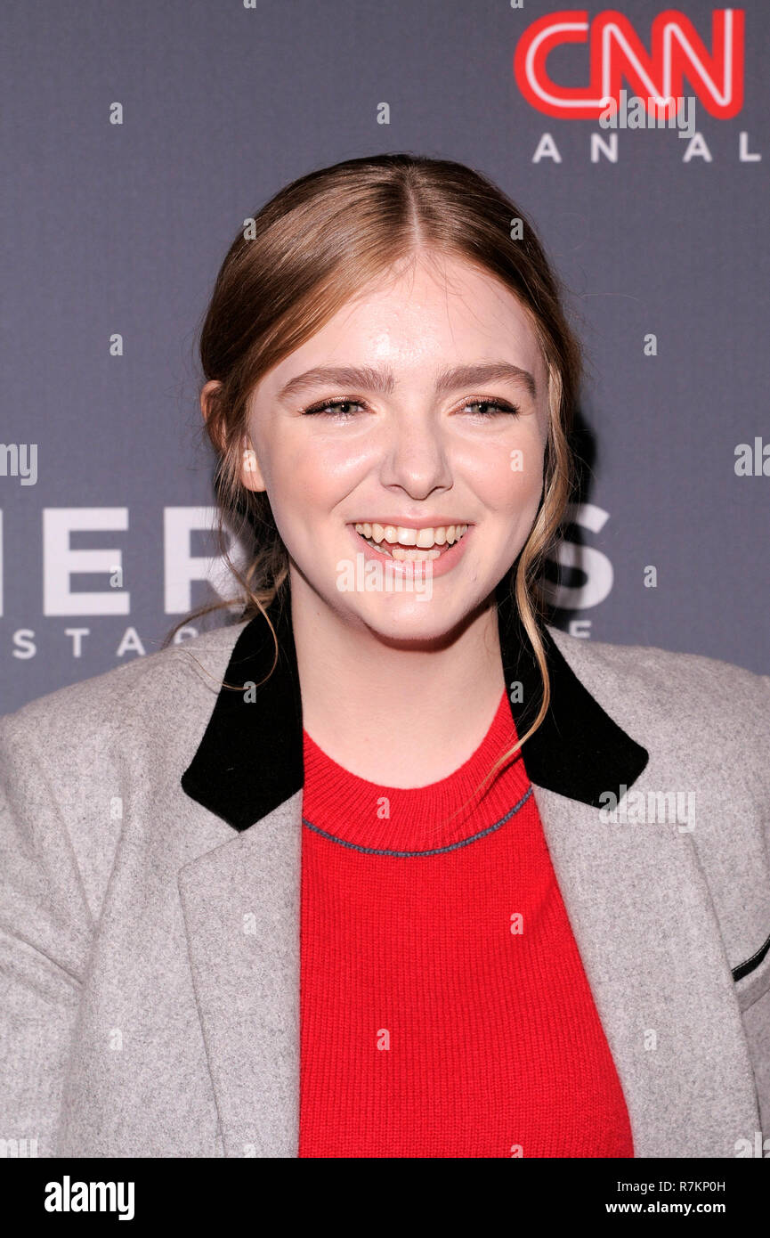 New York, USA. 9th Dec 2018. Elsie Fisher attends the 12th Annual CNN Heroes: An All-Star ...