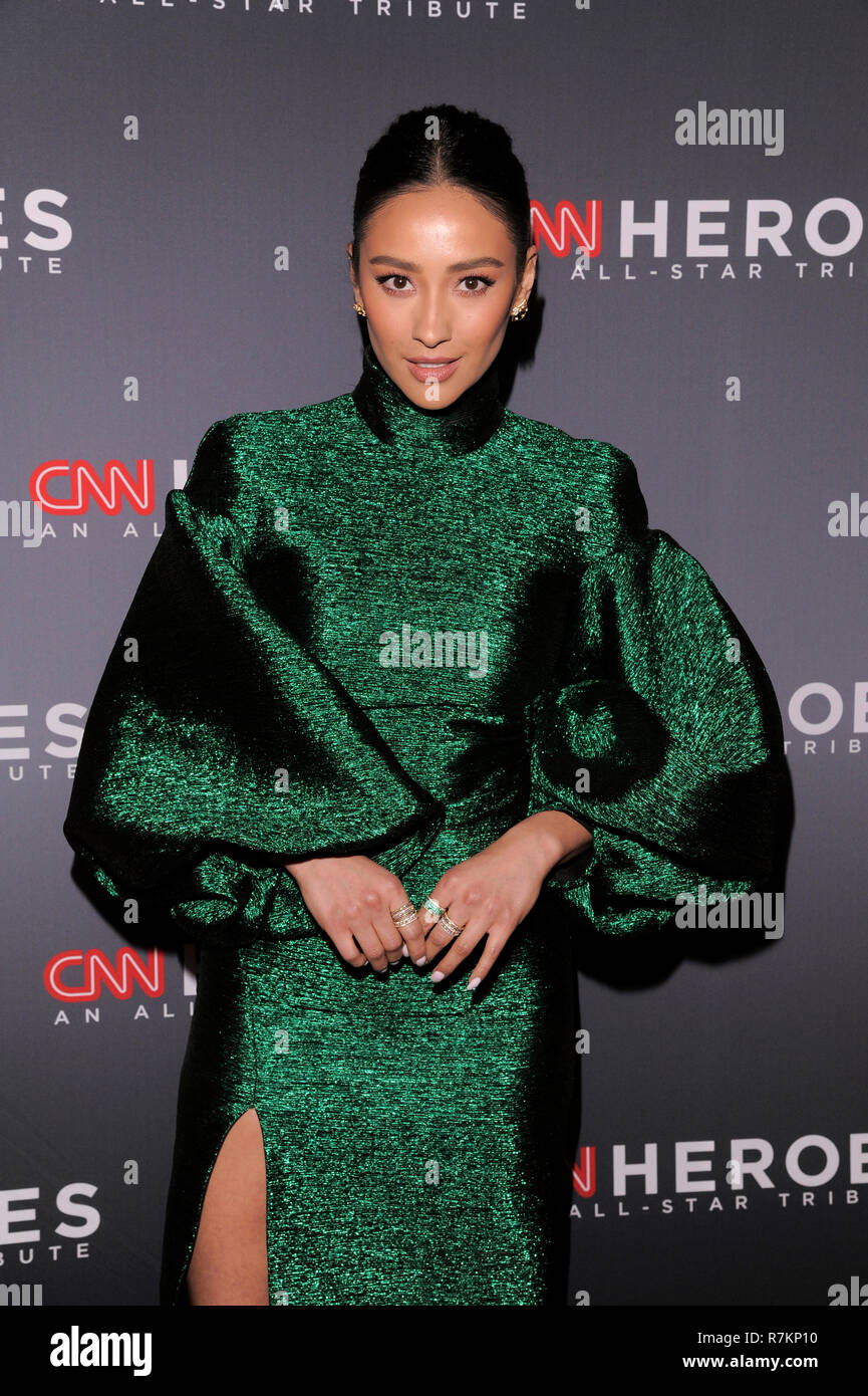 New York, USA. 9th Dec 2018. Shay Mitchell attends the 12th Annual CNN Heroes: An All-Star ...