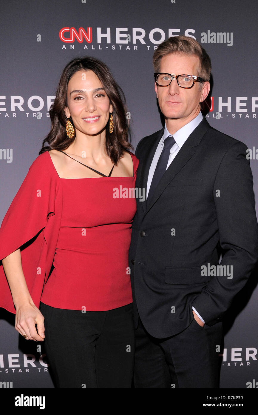New York, USA. 9th Dec 2018. Annie Parisse and Paul Sparks attend the 12th Annual CNN Heroes: An ...