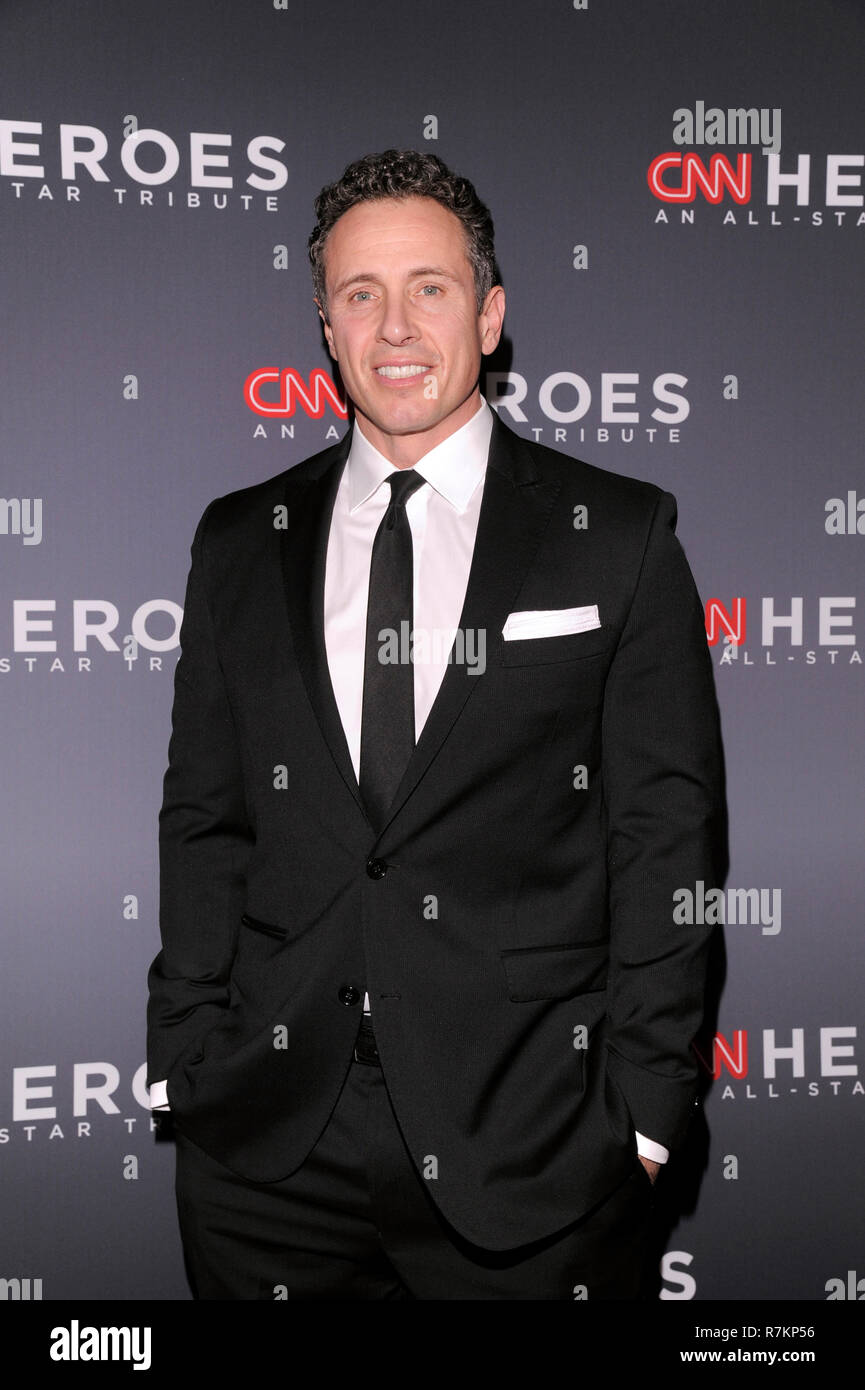New York, USA. 9th Dec 2018. Chris Cuomo attends the 12th Annual CNN Heroes: An All-Star Tribute ...