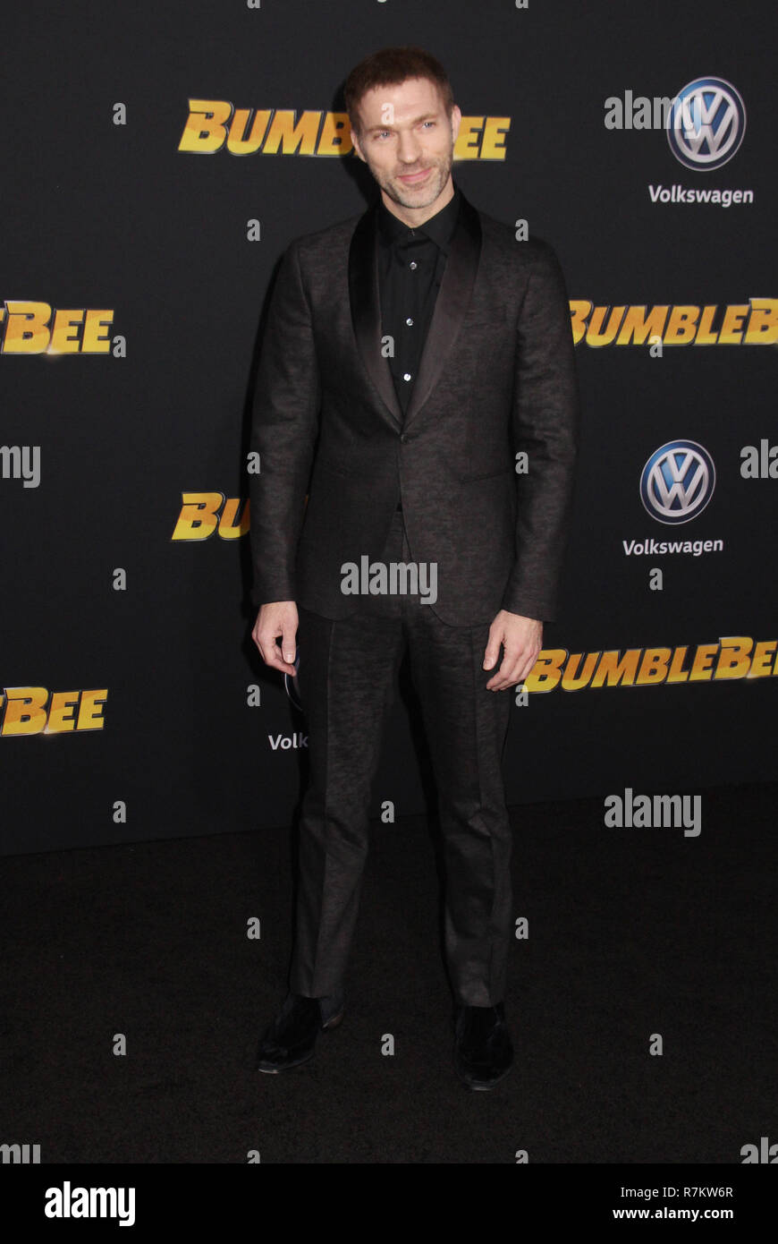 Travis Knight 12/09/2018 The Global Premiere of "Bumblebee" held at TCL ...